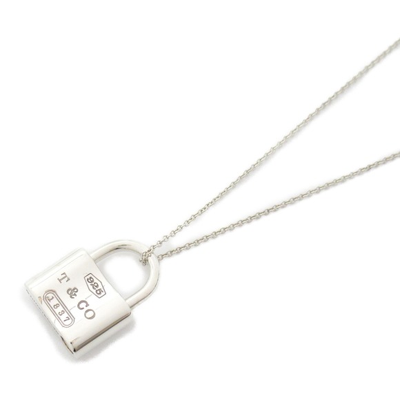 Tiffany & Co. | Jewelry | Tiffany Cadena Lock Necklace Silver | Poshmark